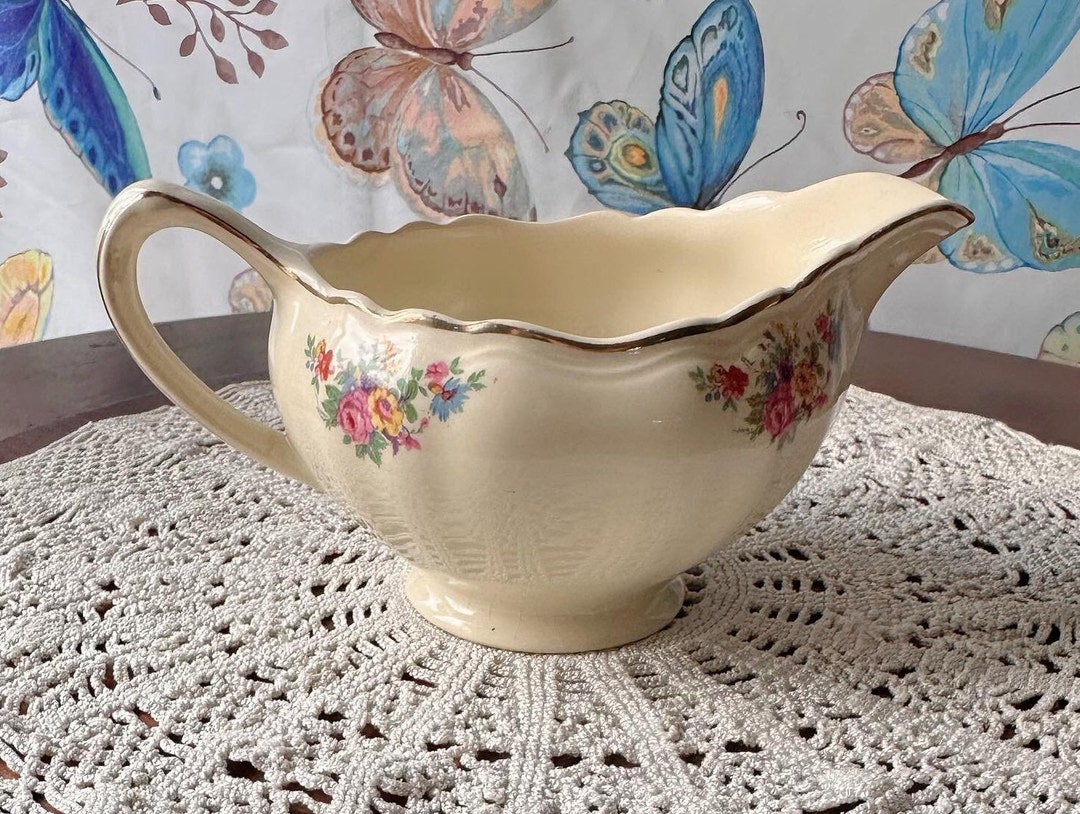 Vintage J & G Meakin Sol Ware Lilac Floral England 391413 - Etsy