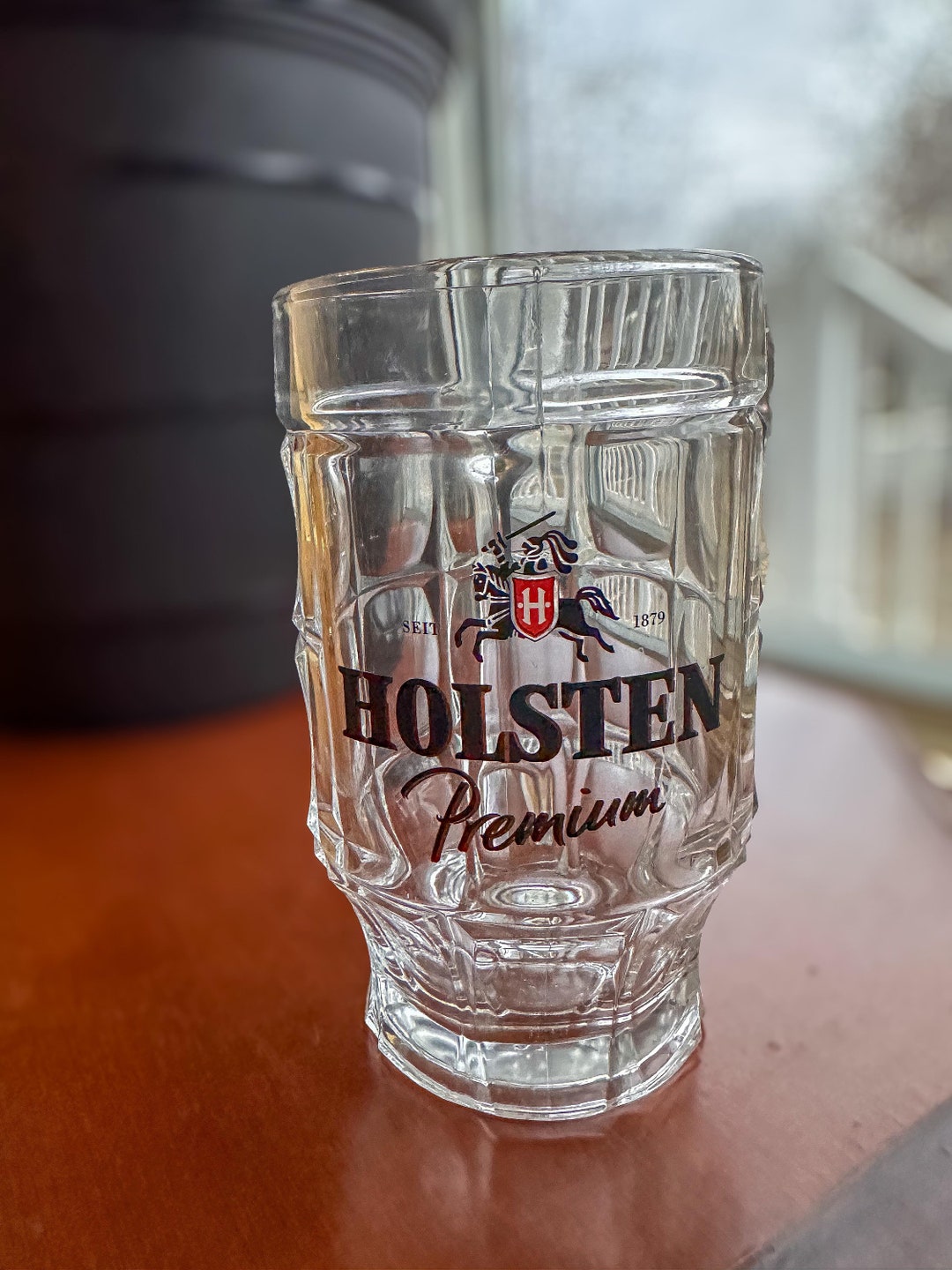 Holsten Premium Beer Collectible German .5L Glass - Barware Mug Stein ...