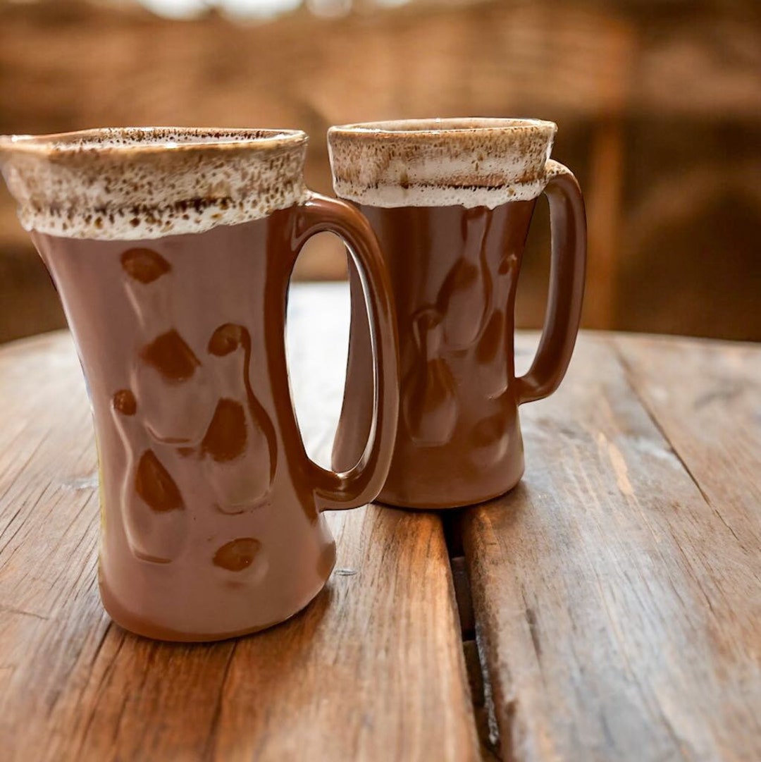 The Big Lebowski Bowling League Vintage Stoneware Dripware Beer Mugs ...