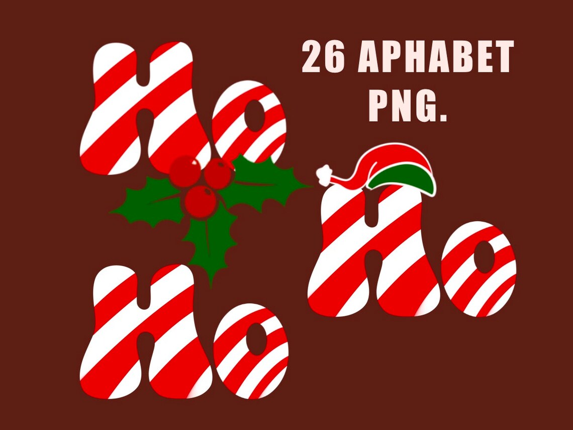 Christmas 26 Alphabets PNG, Clipart, Red and White Color Alphabets ...