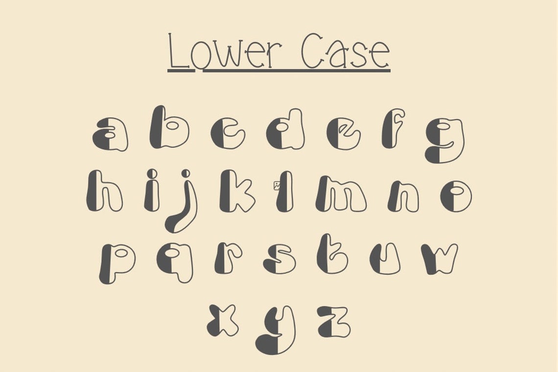 Shadow Handwriting Retro Groovy Font, Vintage Script, Retro Lettering ...