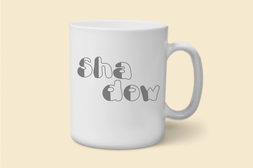 Shadow Handwriting Retro Groovy Font, Vintage Script, Retro Lettering ...