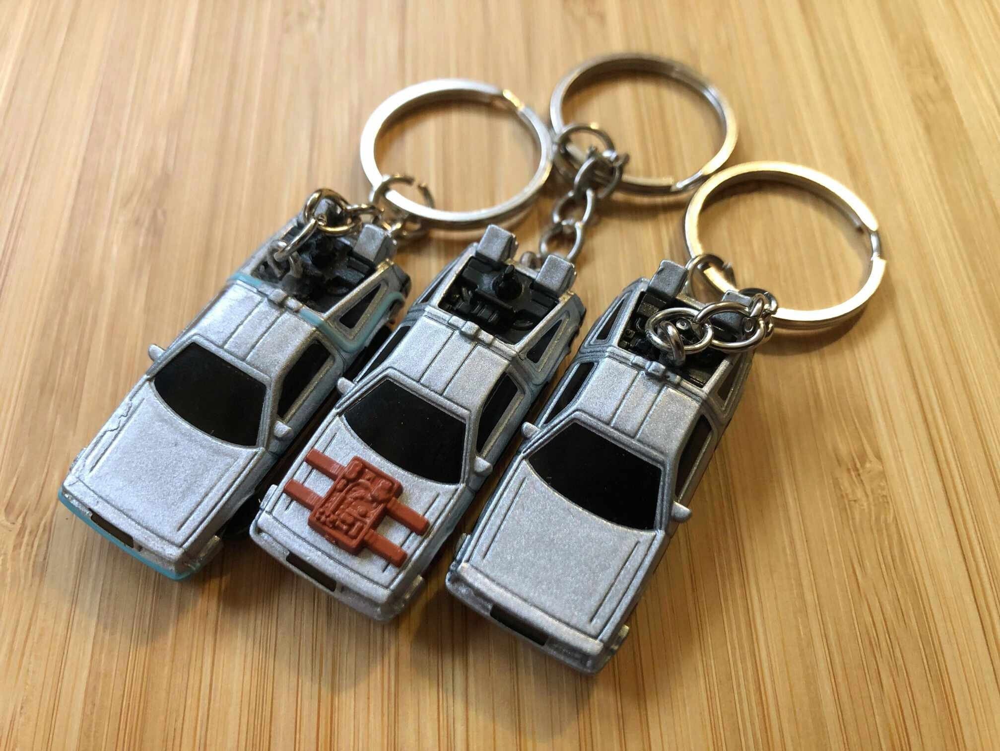Delorean Keychain Diecast Mini From Back to the Future - Etsy