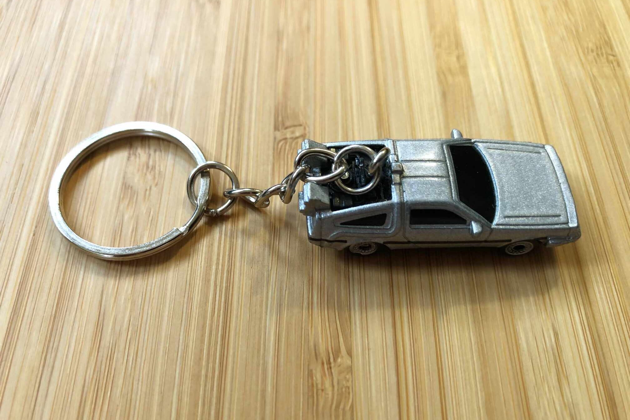 Delorean Keychain Diecast Mini From Back to the Future - Etsy