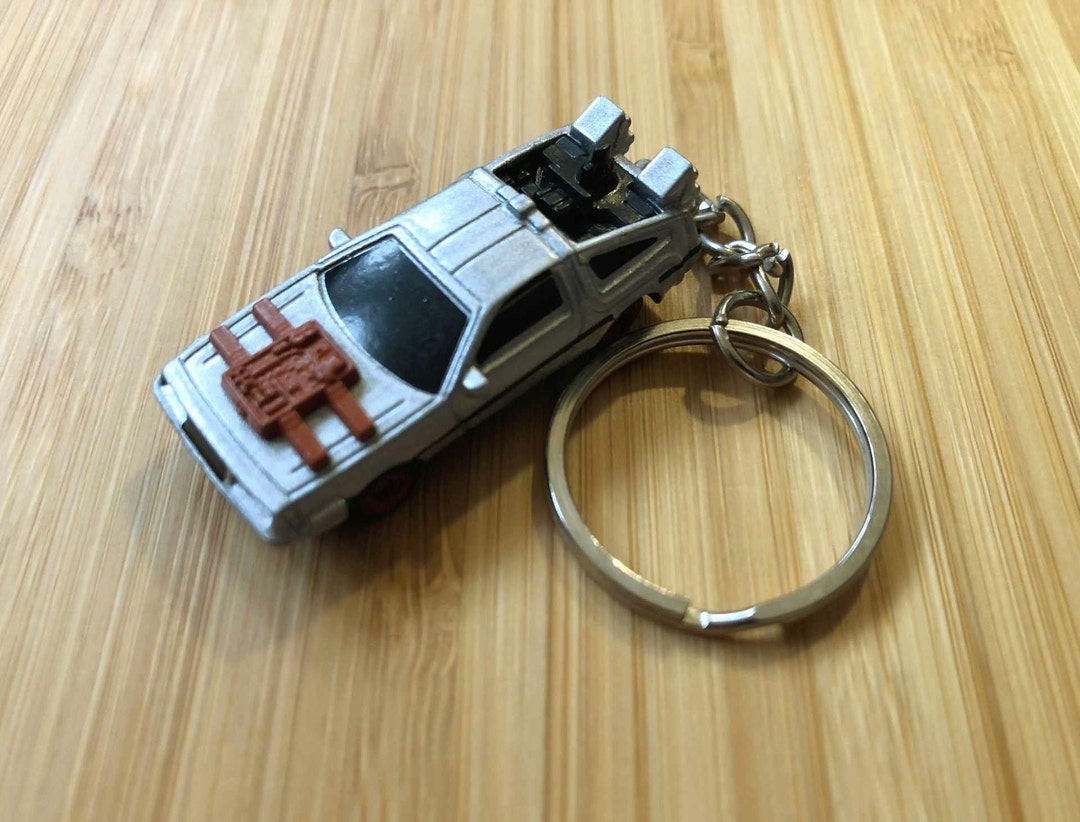 Delorean Keychain Diecast Mini From Back to the Future - Etsy