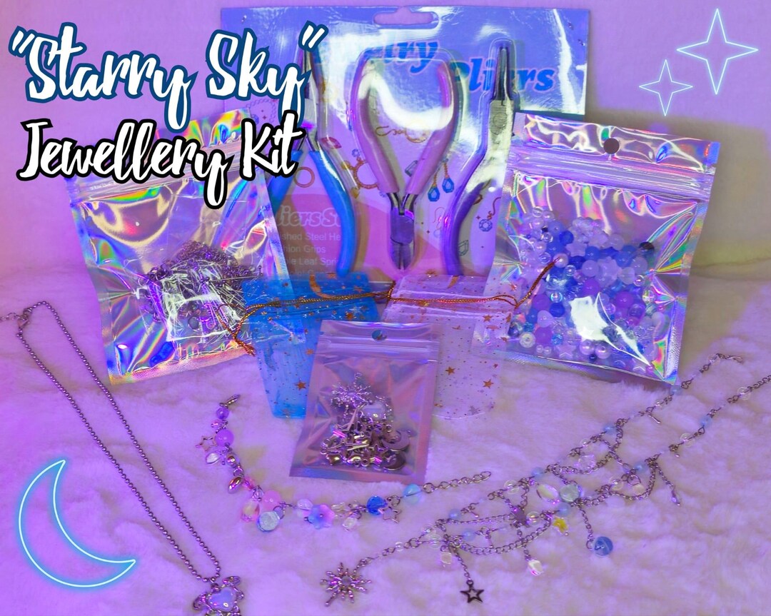 DIY "starry Sky" Zodiac Jewellery Making Kit (bracelets & Necklaces) - Etsy