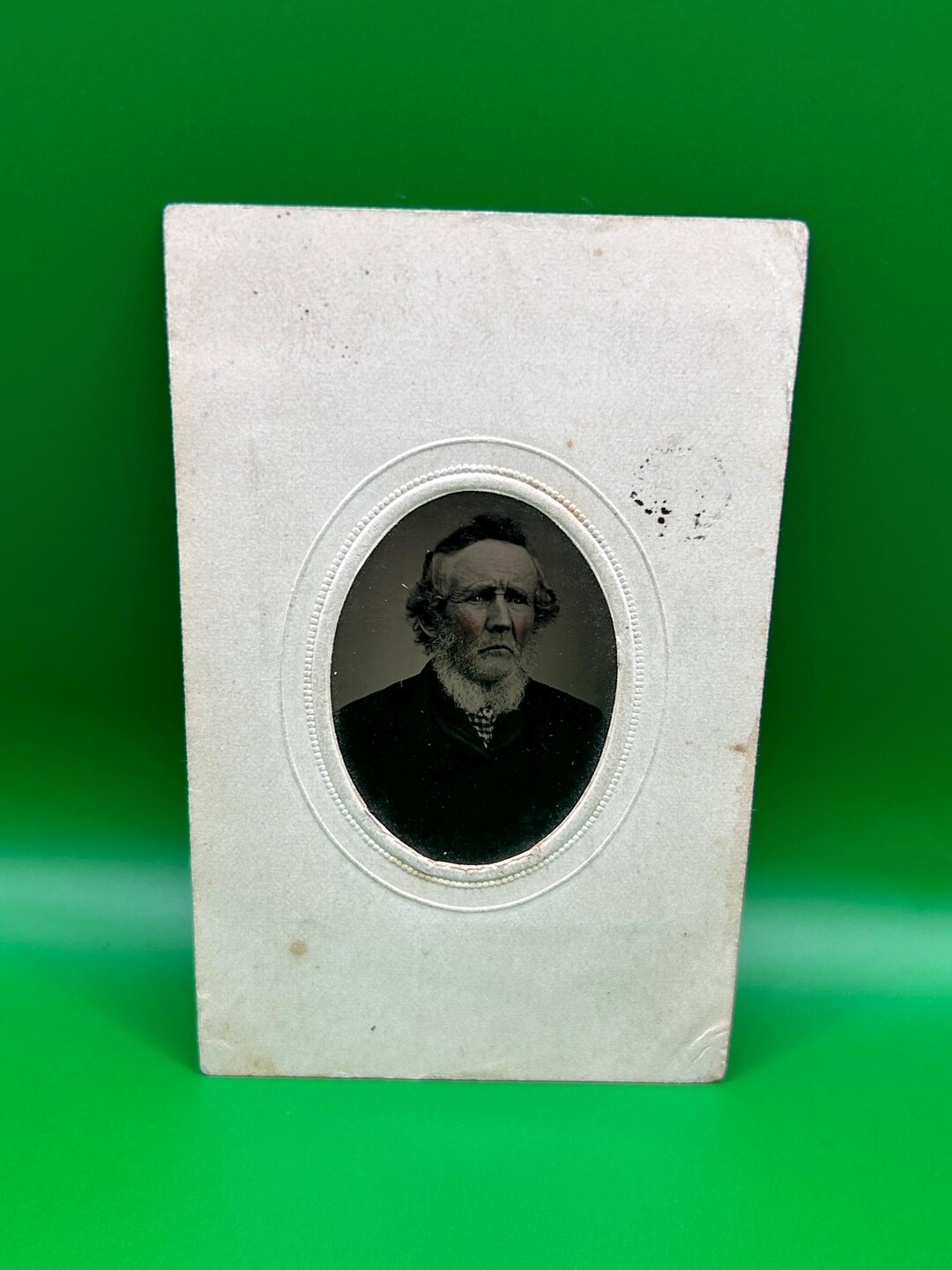 Vintage 1860s Rare CDV / Cabinet Card / Tin Type/ Ferrotype Unmarked ...