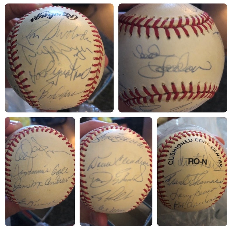 Mystery Signed Autographed Baseball Ball - Etsy