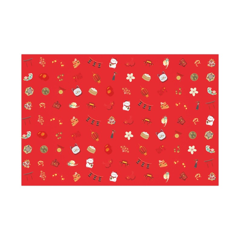 China Theme Wrapping Paper Ideal for All Occasions Birthday ...