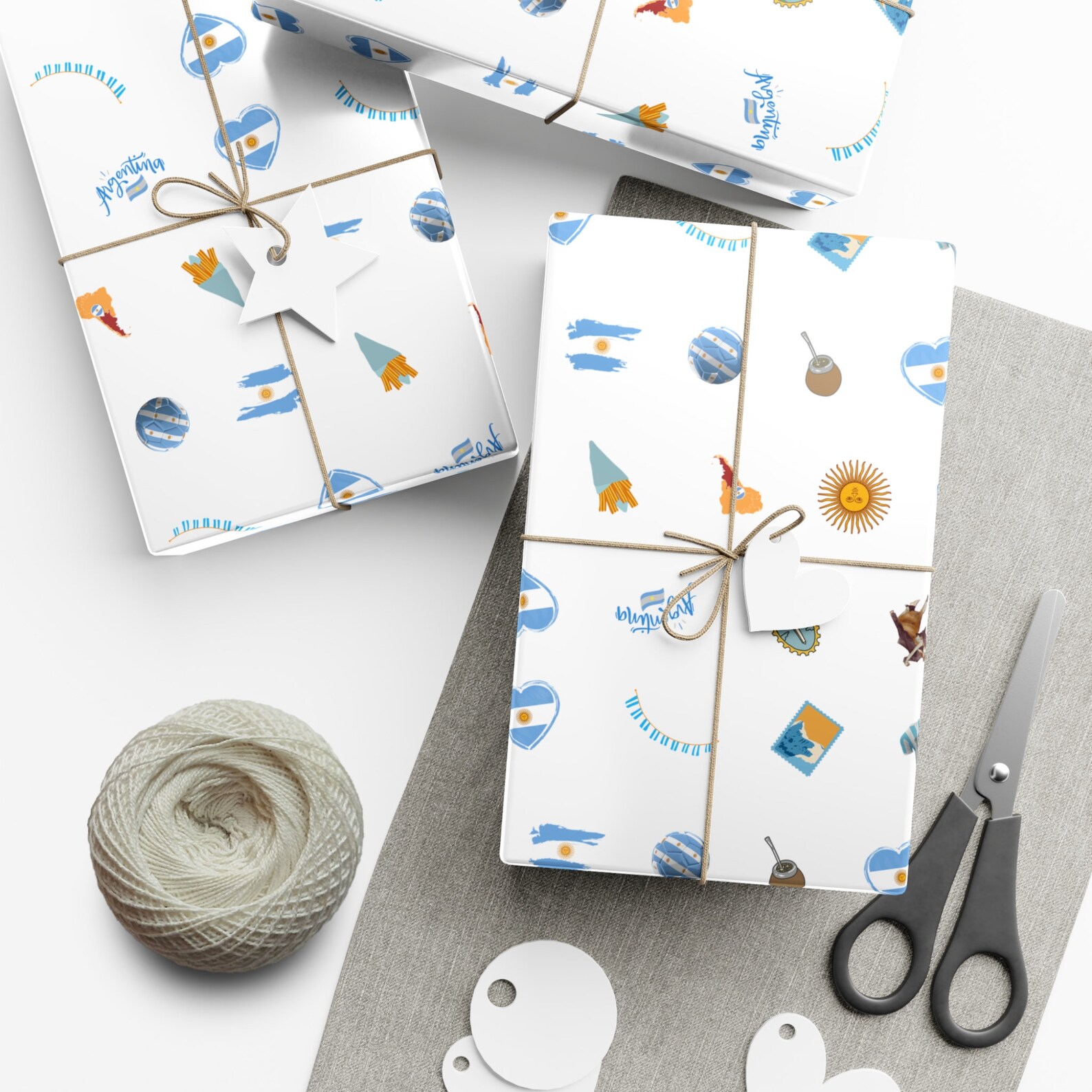 Argentinian Gift Wrapping Paper for Birthday Parties and Other ...