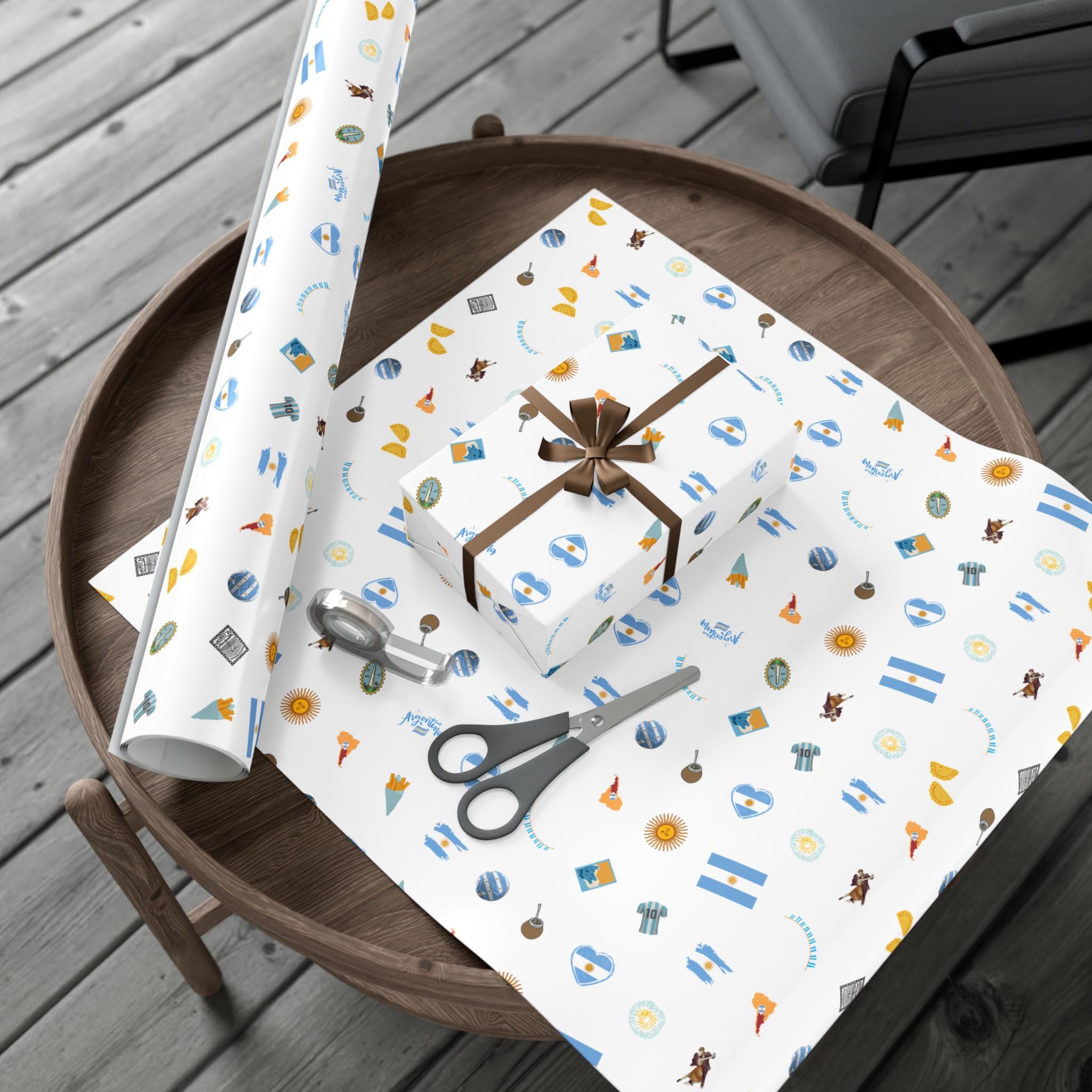 Argentinian Gift Wrapping Paper for Birthday Parties and Other ...