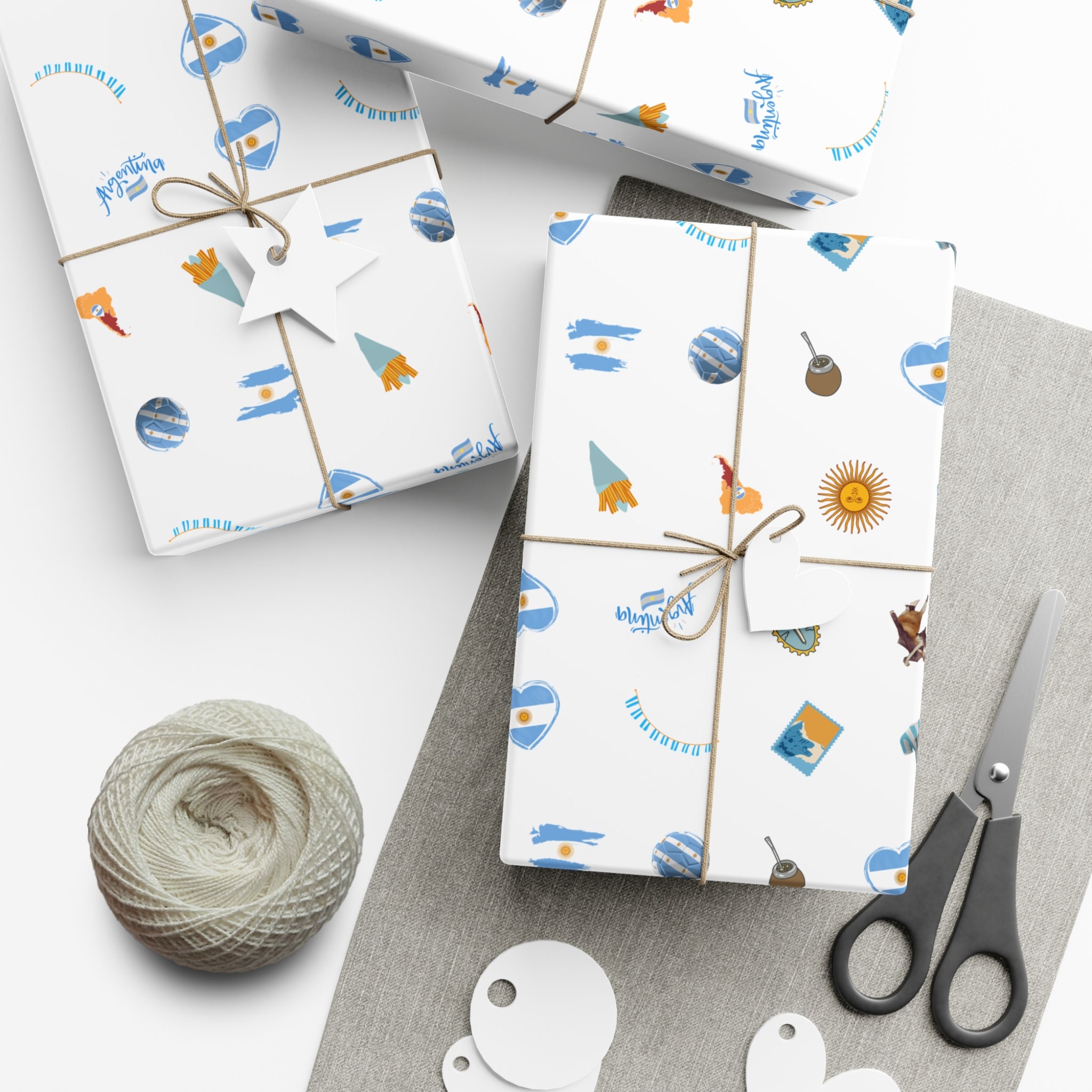 Argentinian Gift Wrapping Paper for Birthday Parties and Other ...