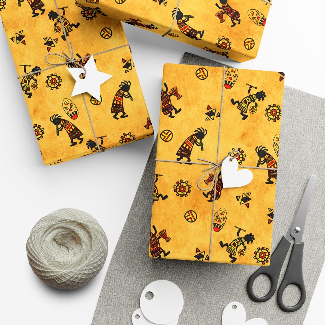 Traditional African Pattern Gift Wrap | Vibrant Tribal Prints | African ...