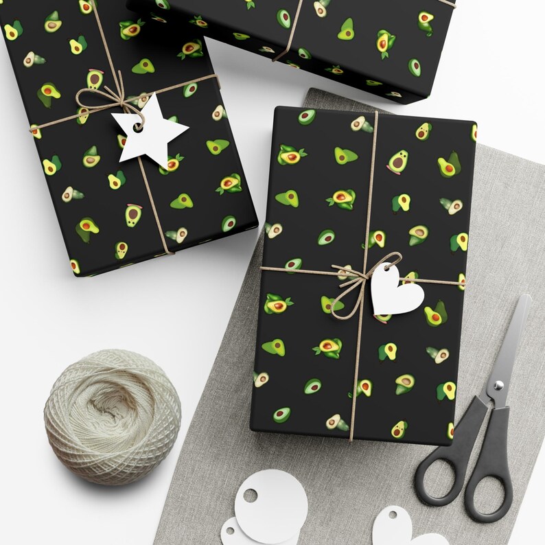 Avocado Gift Wrapping Paper for Birthday and Other Special Occasions ...