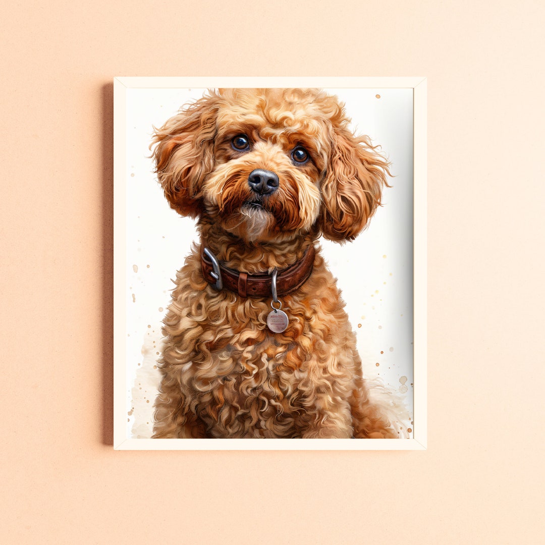 Poodle Printable Dog Artwork for Every Dog Enthusiast | Digital ...