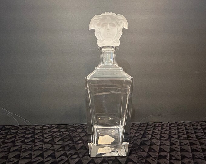 Versace Medusa Crystal Vintage Wine Decanter 12 Collectors Anniversary ...