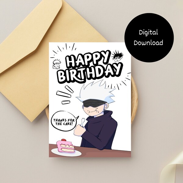 Jujutsu Kaisen Invitation Birthday - Etsy