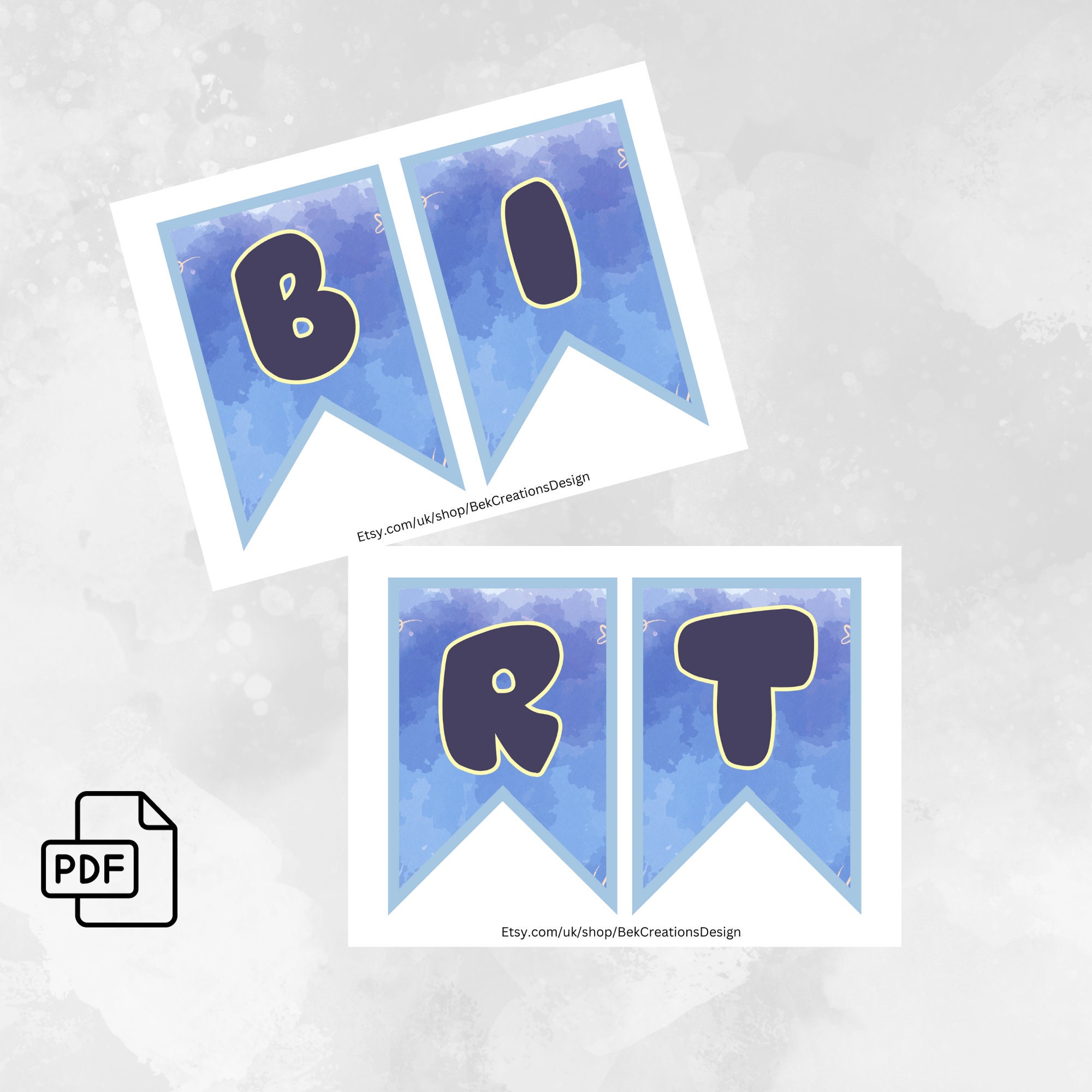 Bluey Happy Birthday Banner Bluey Birthday Decoration - Etsy