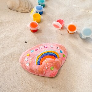 DIY Clam Shell Painting Kit, DIY Kit Gift, Party Favor, Crafting, Beach ...