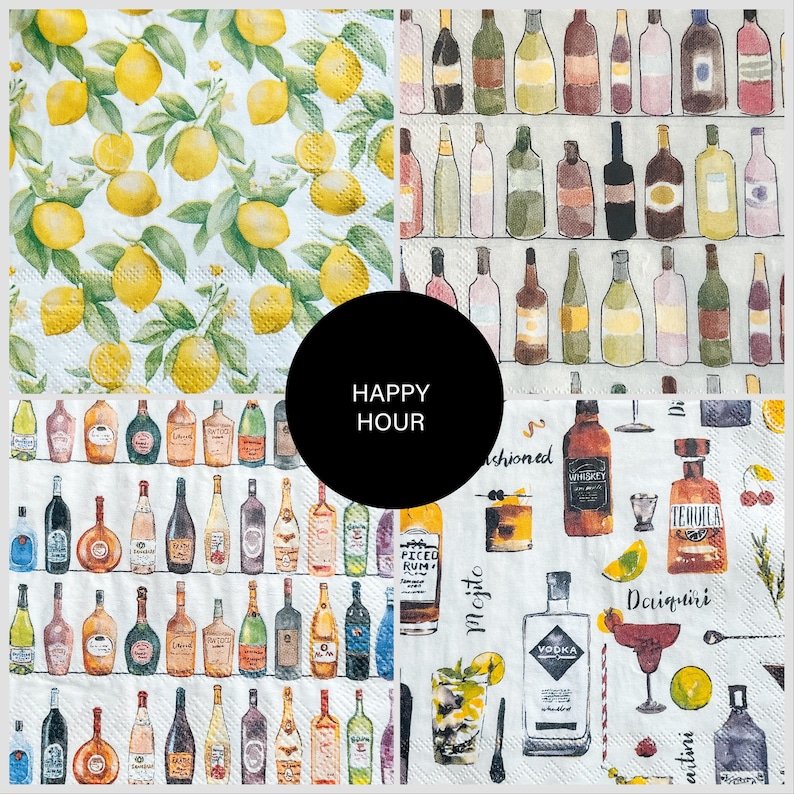 Blue Decoupage Clam Shell Kit, DIY Shell Kit, Party Favor, Crafting ...