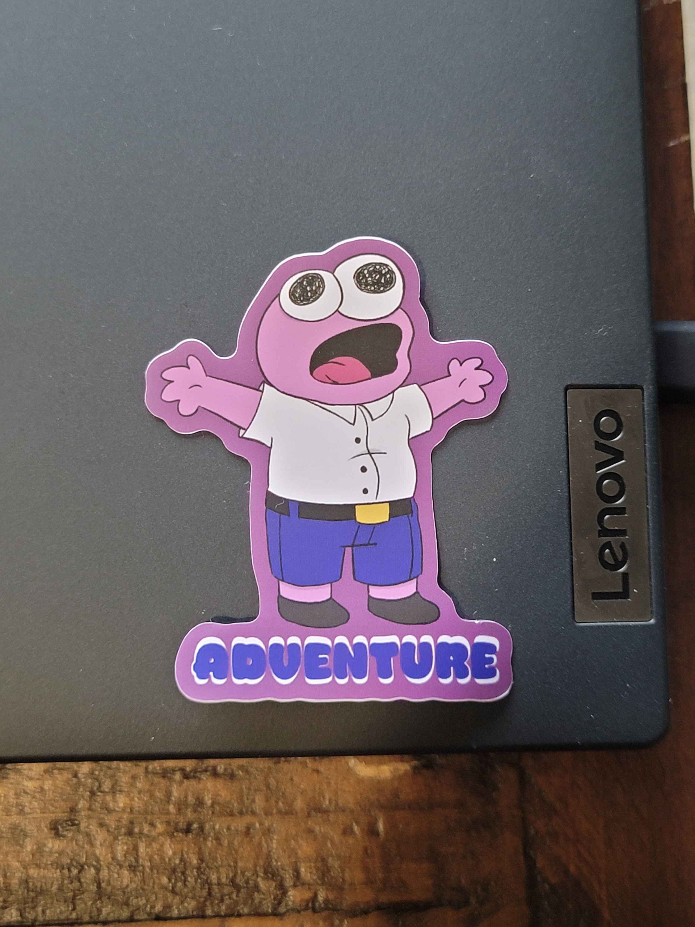 Smiling Friends Pim Adventure Sticker - Etsy