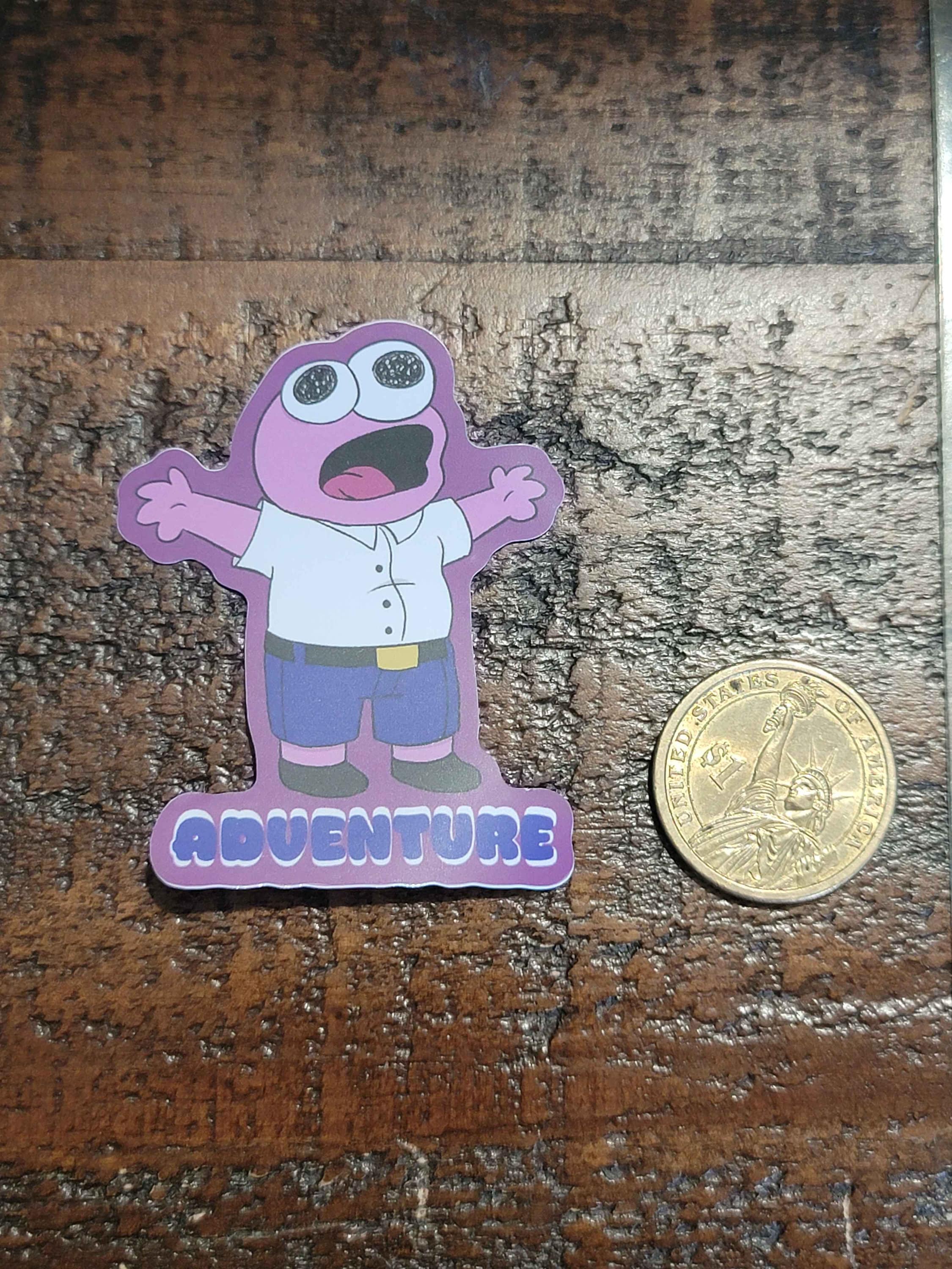 Smiling Friends Pim Adventure Sticker - Etsy