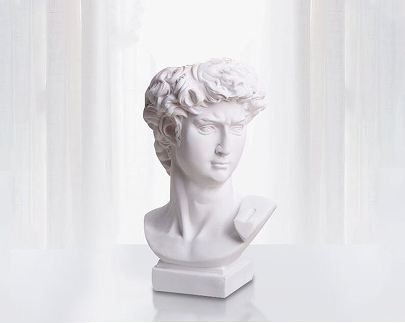 David Statue Head, David Bust Flower Vases, Modern Nordic Style ...