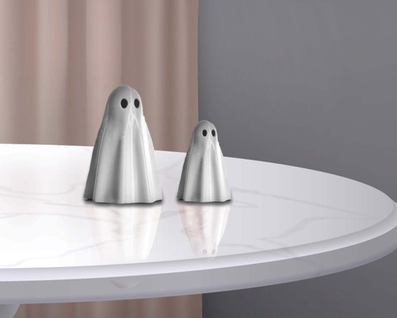 3D Printed Ghost Figure With Retractable Legs, Halloween Cute Ghost ...