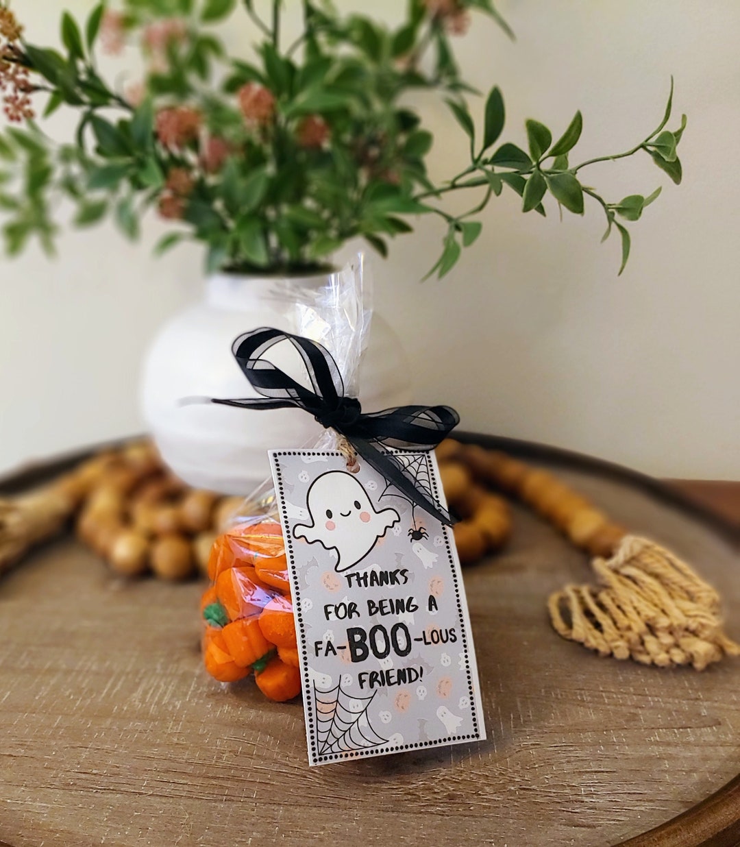 Printable Faboolous Halloween Favor Tag Boo Gift Tag for Happy ...
