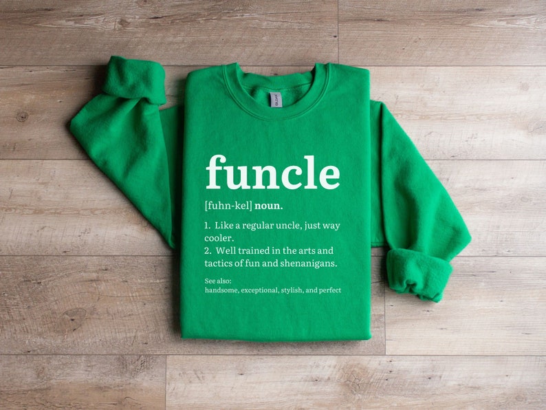 Funcle Definition Shirt, Funny Uncle, Gift for Uncle, New Uncle, Uncle ...