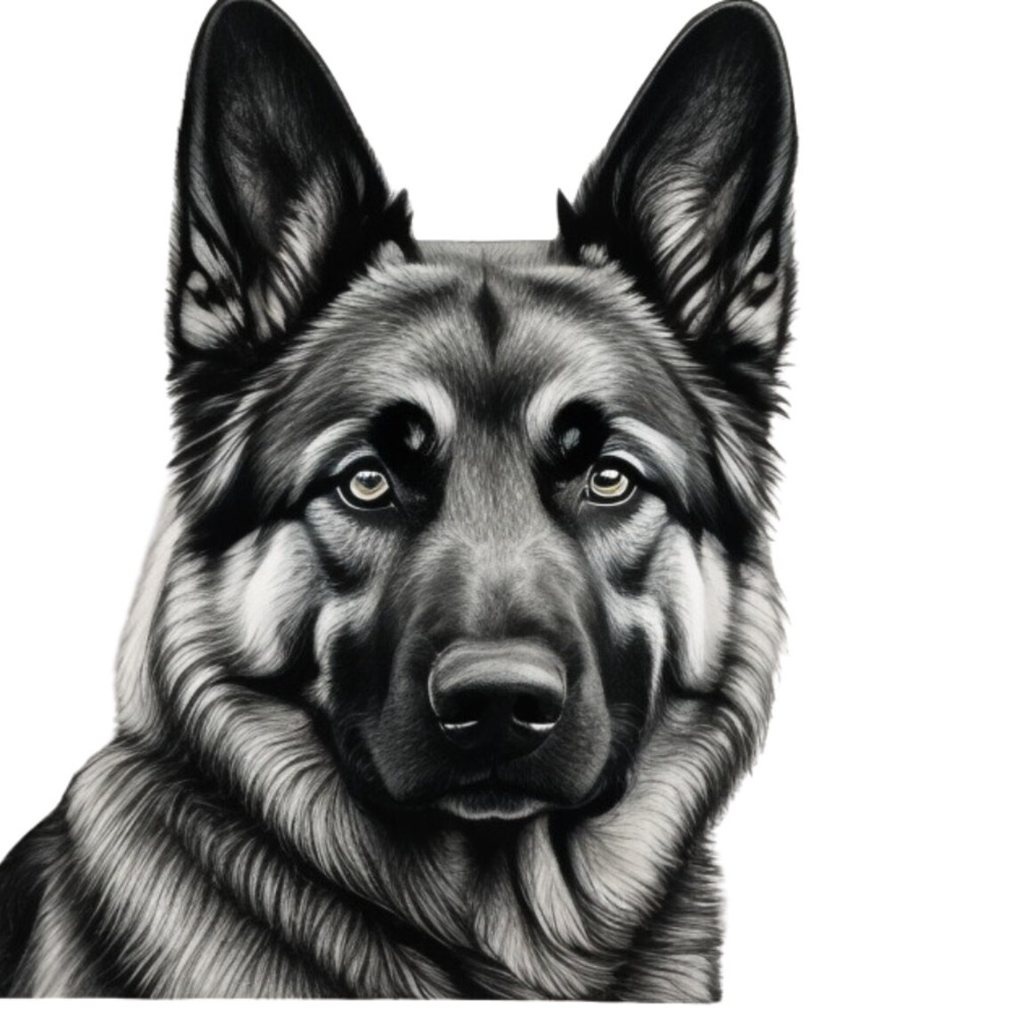 German Shepard 6 Dfx, Eps, Pdf, Png ,svg Print, Engrave, Many Other ...