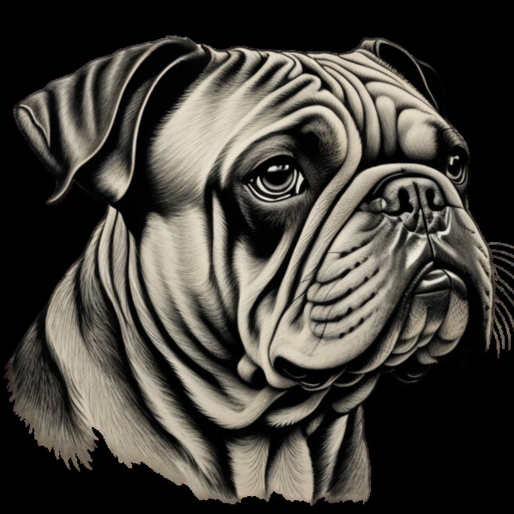 Bulldog Bundle Dfx, Eps, Pdf, Png ,svg Print, Engrave, T-shirts ...
