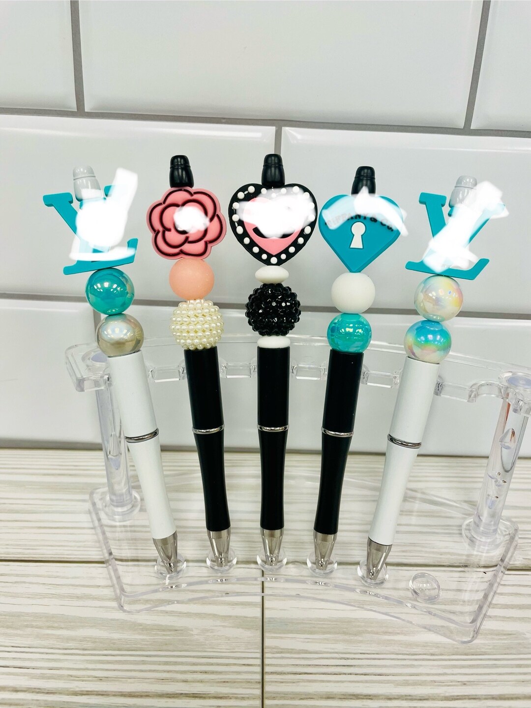 Bougie Designer Custom Beaded Focal Pen - Etsy