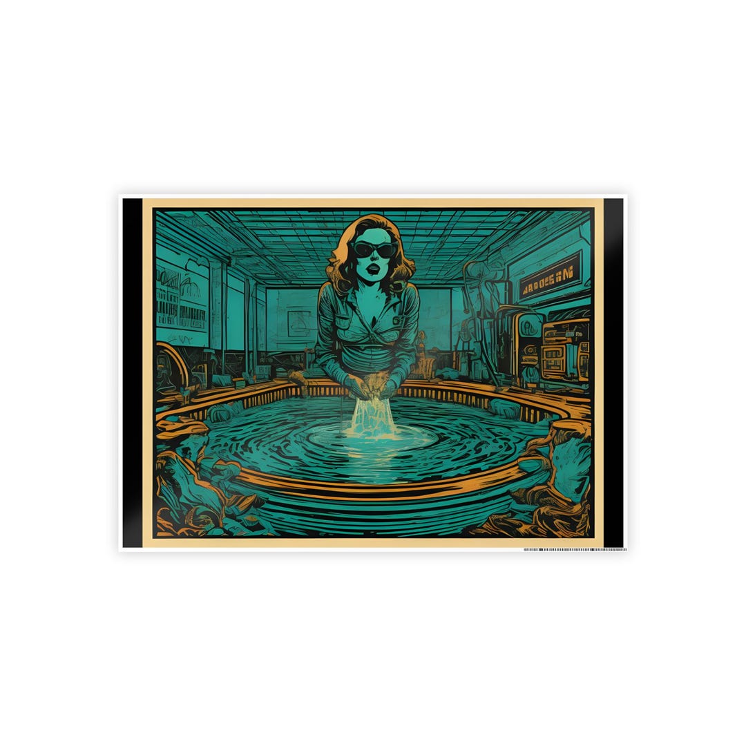 Sci Fi Poster, Chlorine in the Gene Pool Gloss Posters, Wall Art Print ...