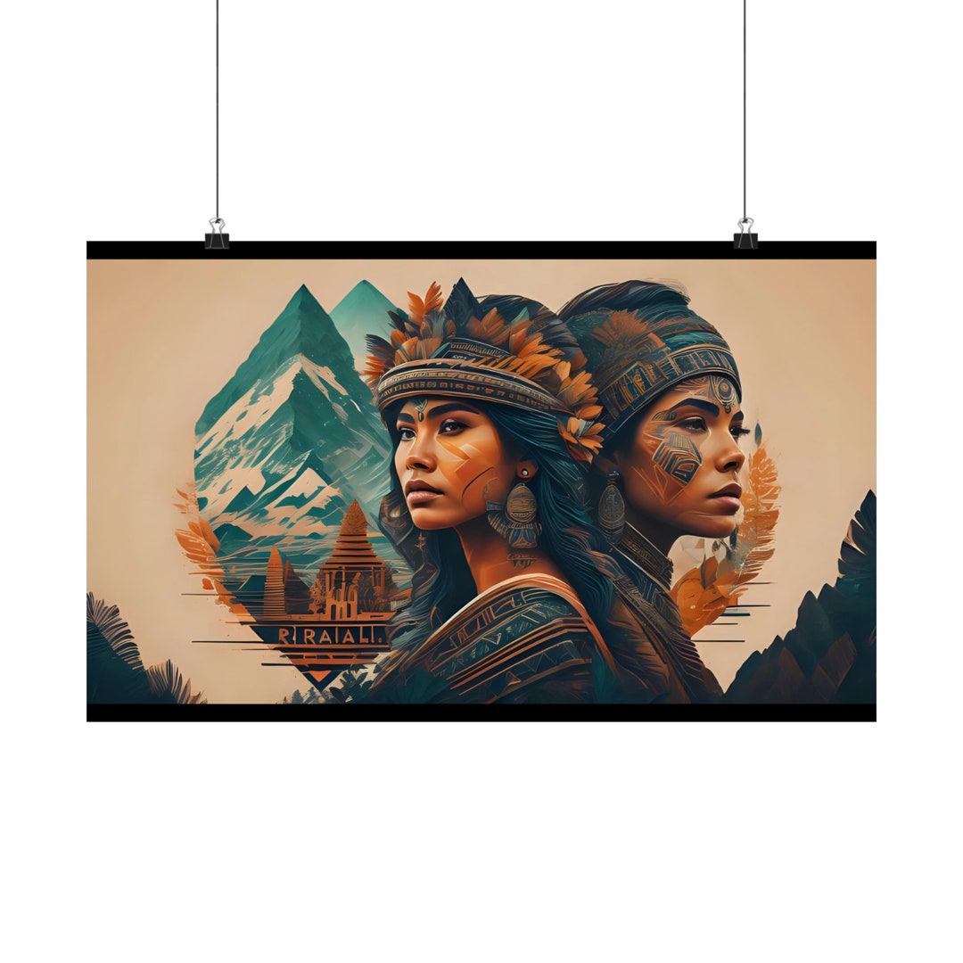 Aztec Princesses Posters - Etsy