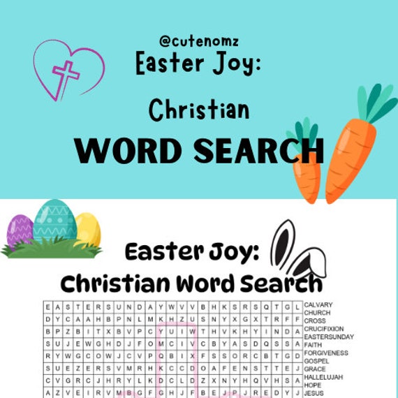 Christian Easter Word Search