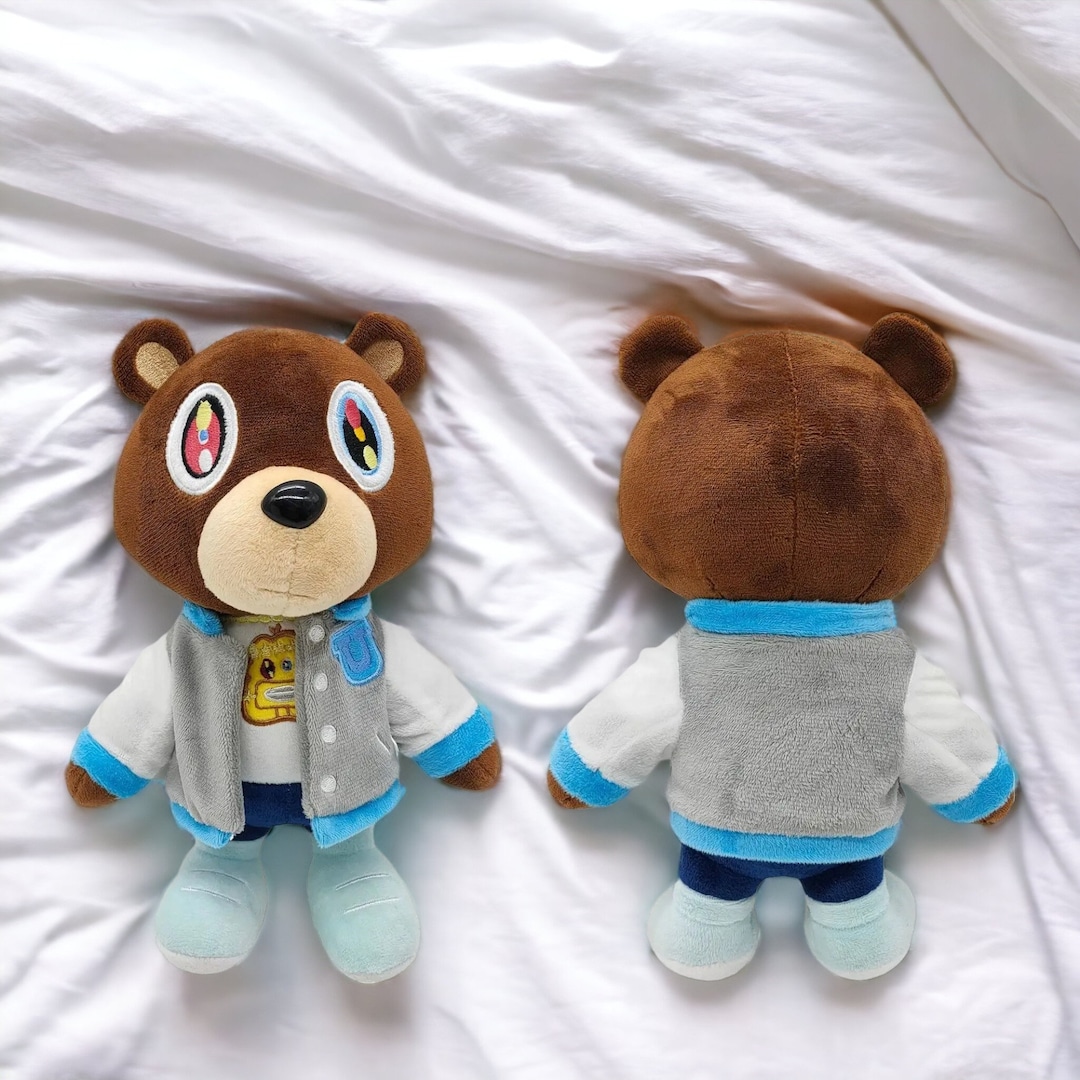Charming Teddy Bear Plush Ye Graduation Teddy Bear Kanye - Etsy