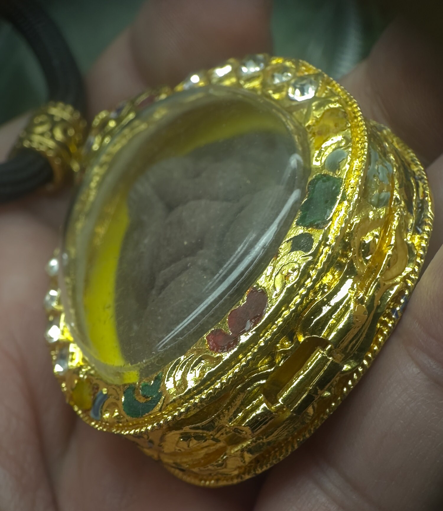 Vintage Pidta Close Eye Thai Buddha Amulet Pendant Antique Buddhist ...