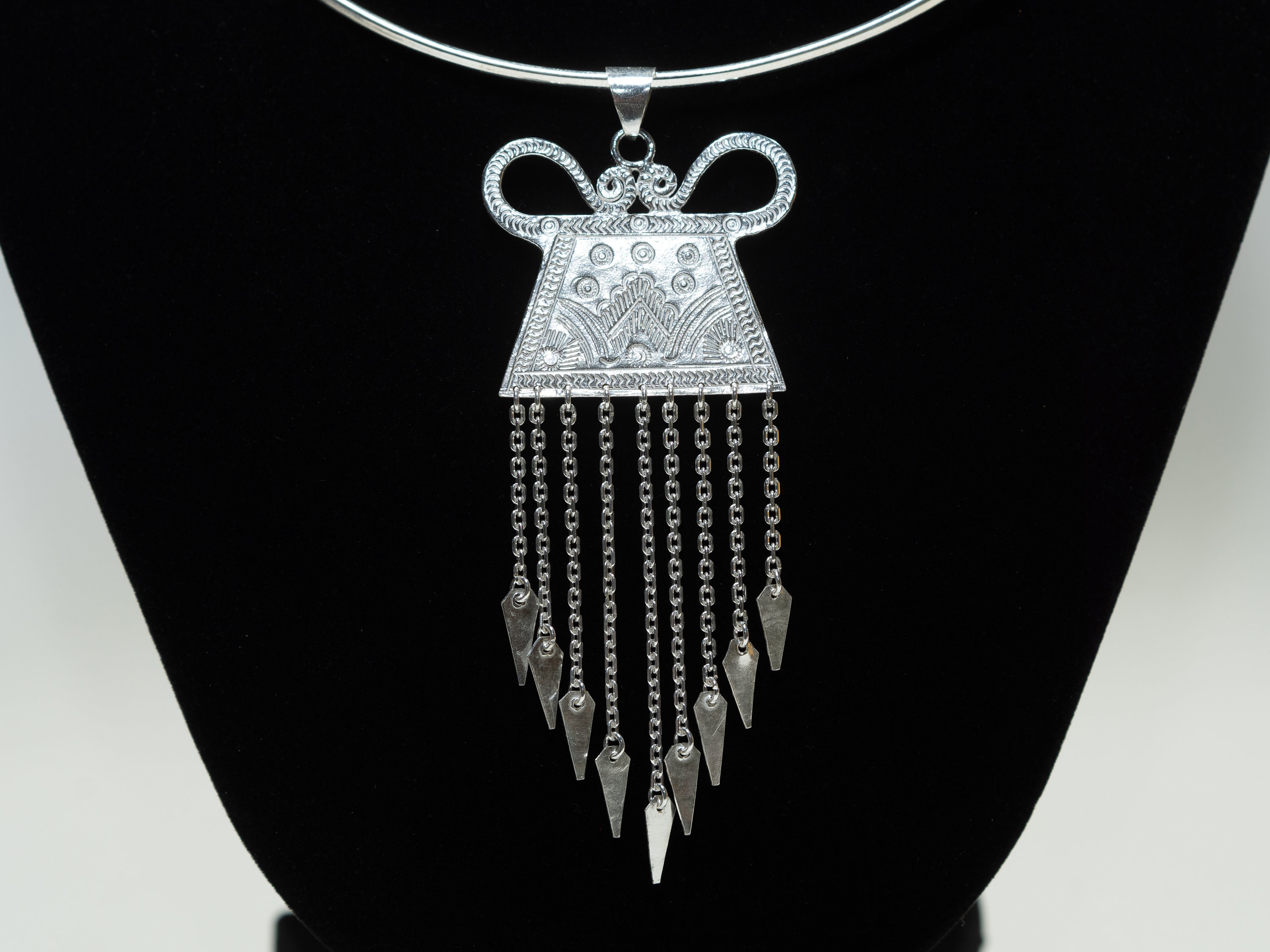 Silver Hmong Phiaj or Soul Lock Pendant - Etsy