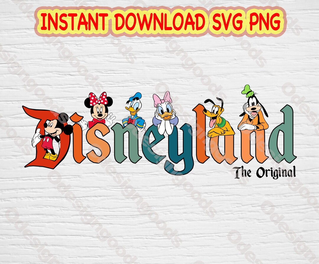 Disneyland the Original Svg File Disneyland Vacation Svg - Etsy
