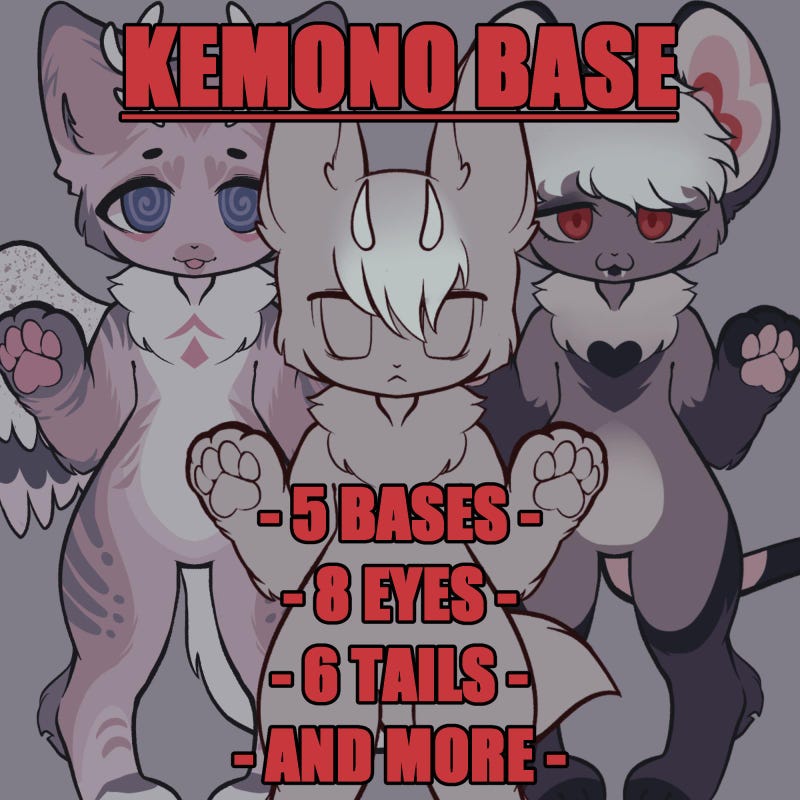 Kemono Fursuit Reference - Etsy