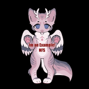 Kemono Reference Base (anthro Fursona) Character Sheet P2u - Etsy