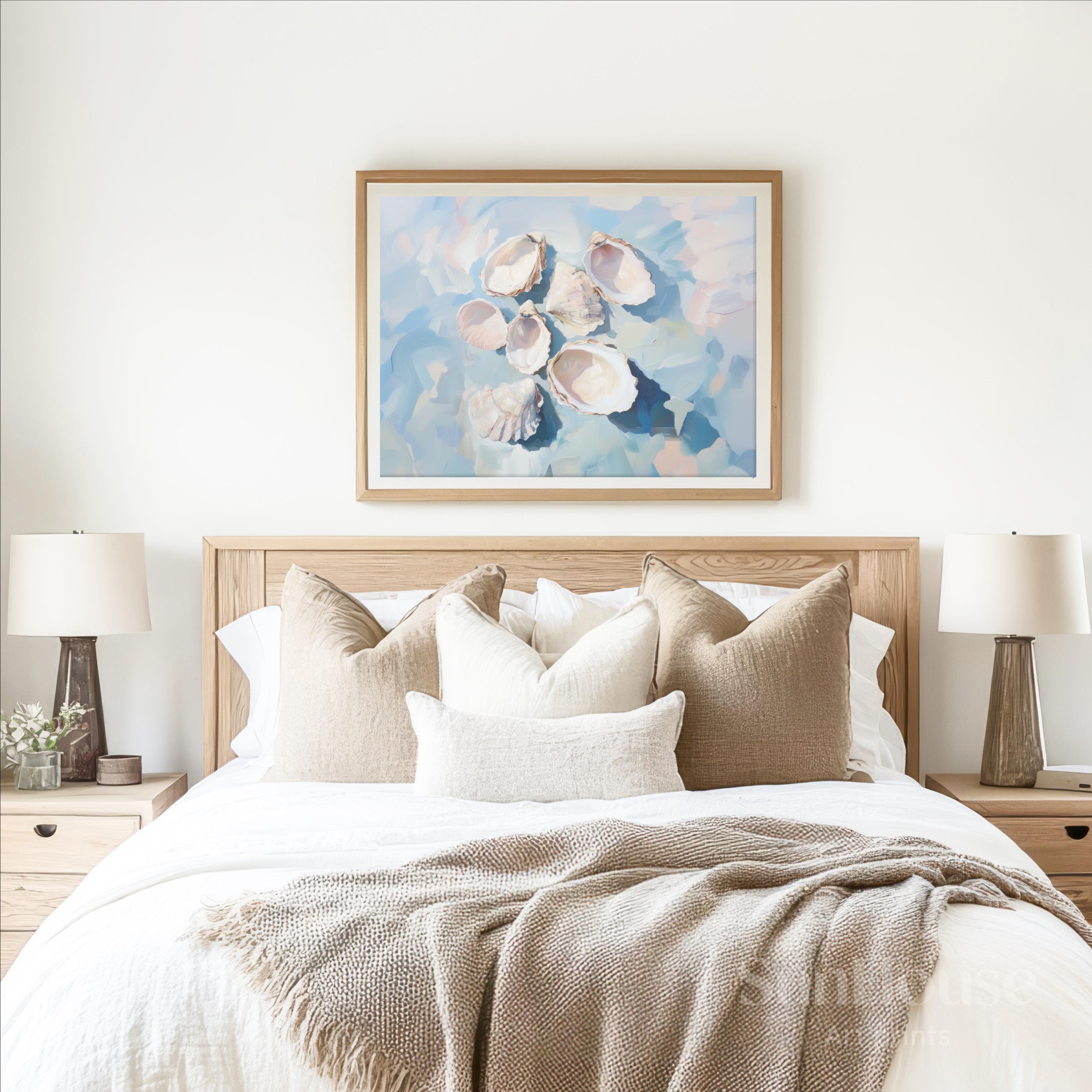 Pastel Seashell Painting | Abstract Coastal Wall Art | Printable ...