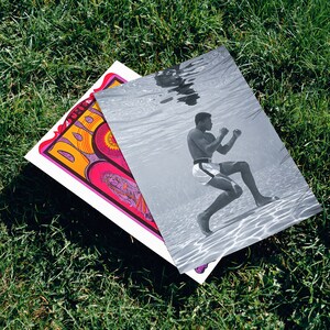 Muhammad Ali Swimming Pool Training Poster, Motivational Print, Vintage ...