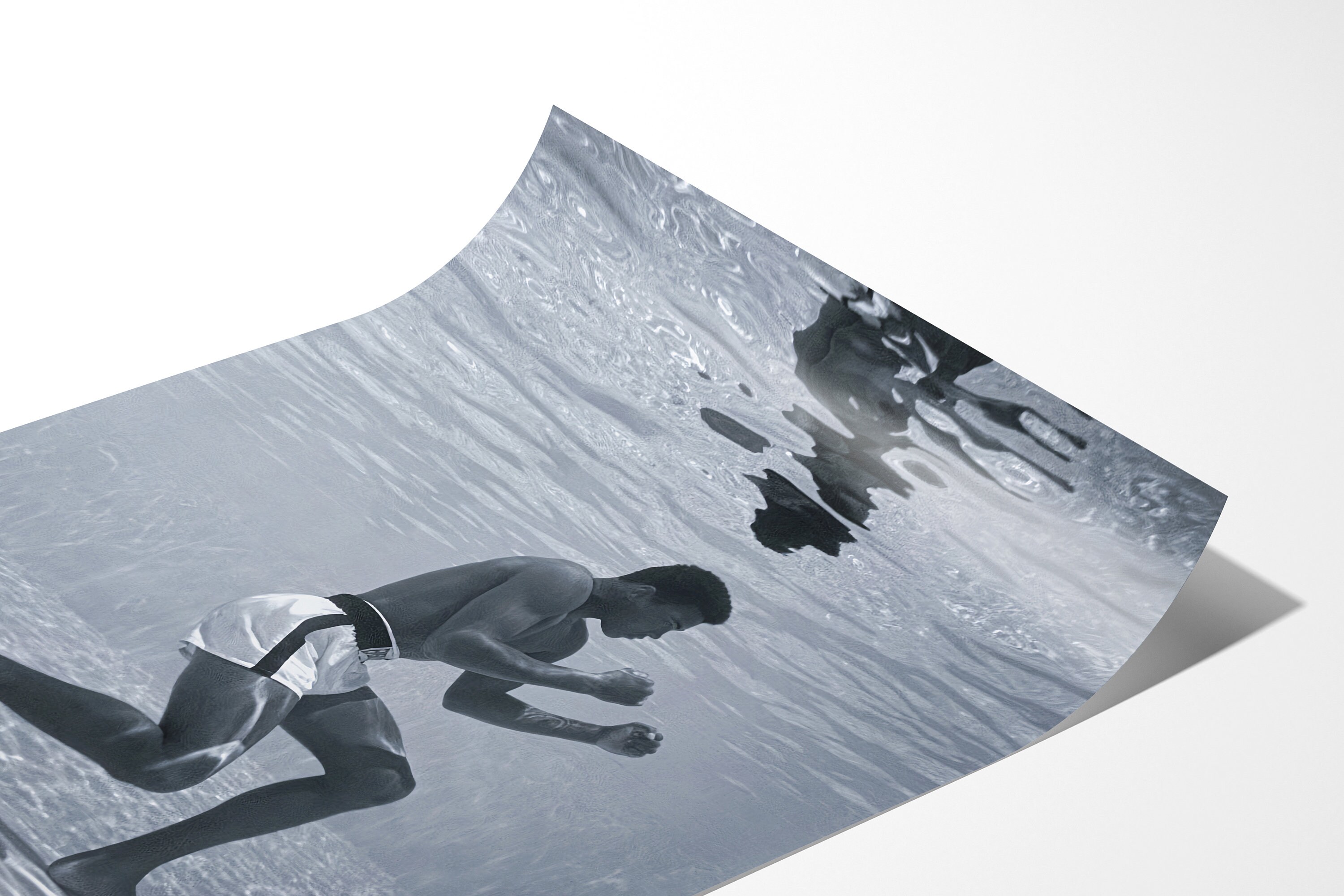 Muhammad Ali Swimming Pool Training Poster Motivational - Etsy