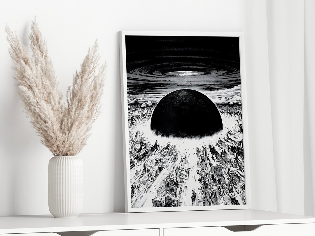 Akira Poster, Vintage Anime Tokyo Explosion Reproduction Poster Print ...