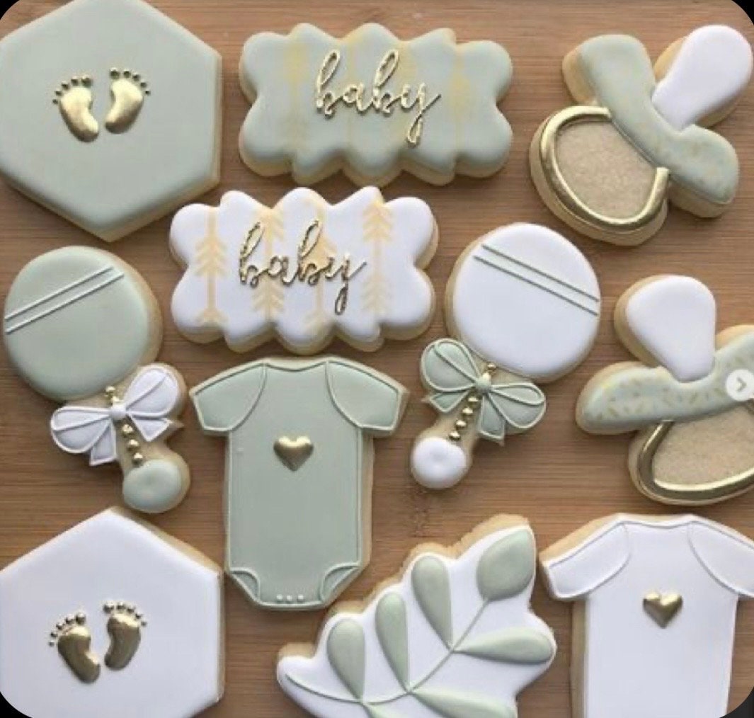 Custom Baby Shower Sugar Cookies - Etsy