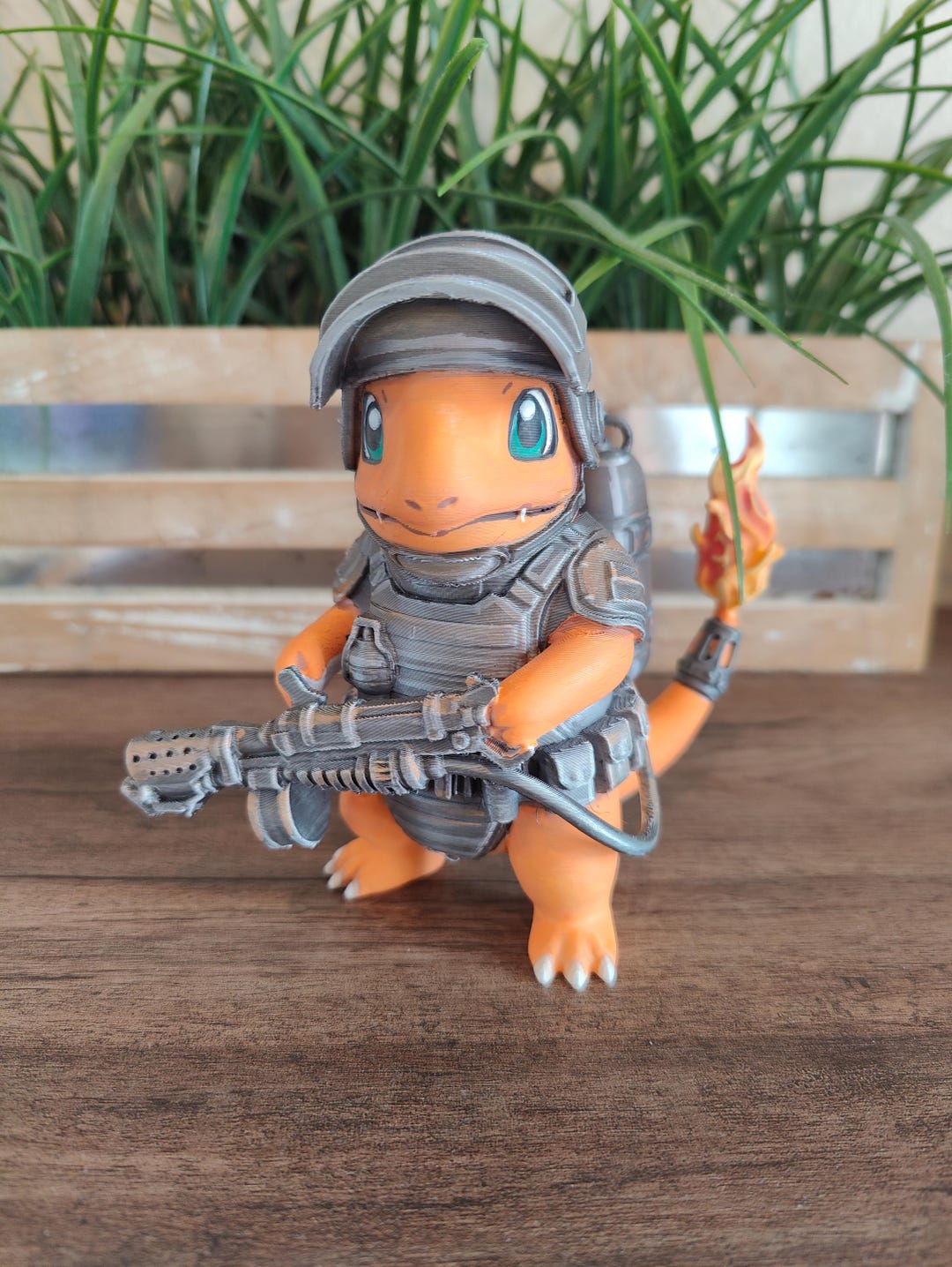 Tactical Charmander | Battle Ready Pokémon Statue | PLA+ Material ...