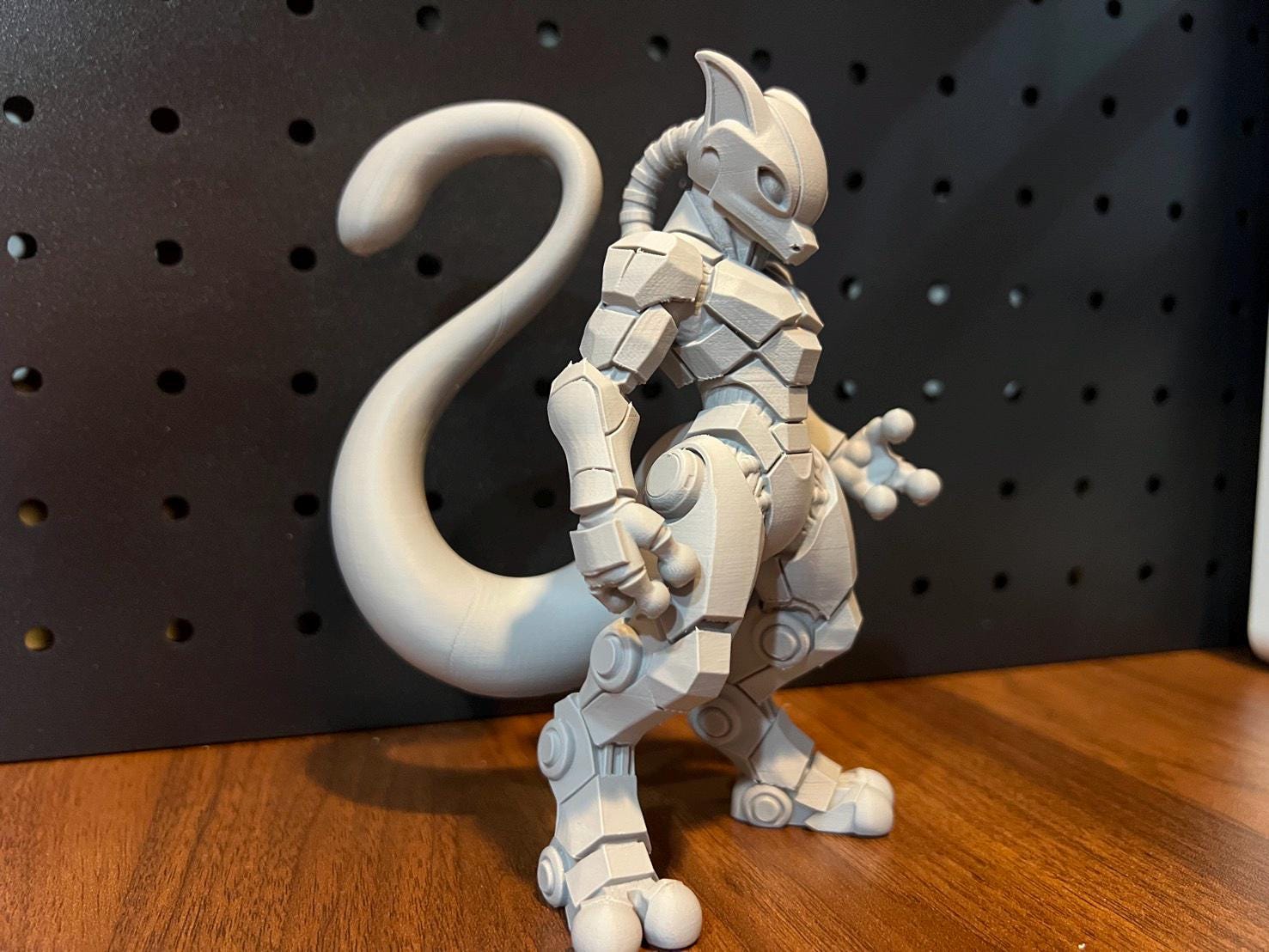 Armored Mewtwo - Hand Painted Statue OR Unpainted Model Kit - Pokemon ...