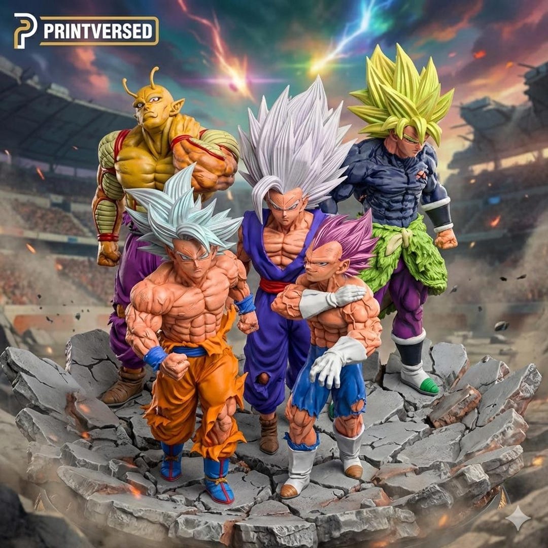 Dragon Ball Super Hero Ultimate Team Statue - Beast Gohan, Orange ...